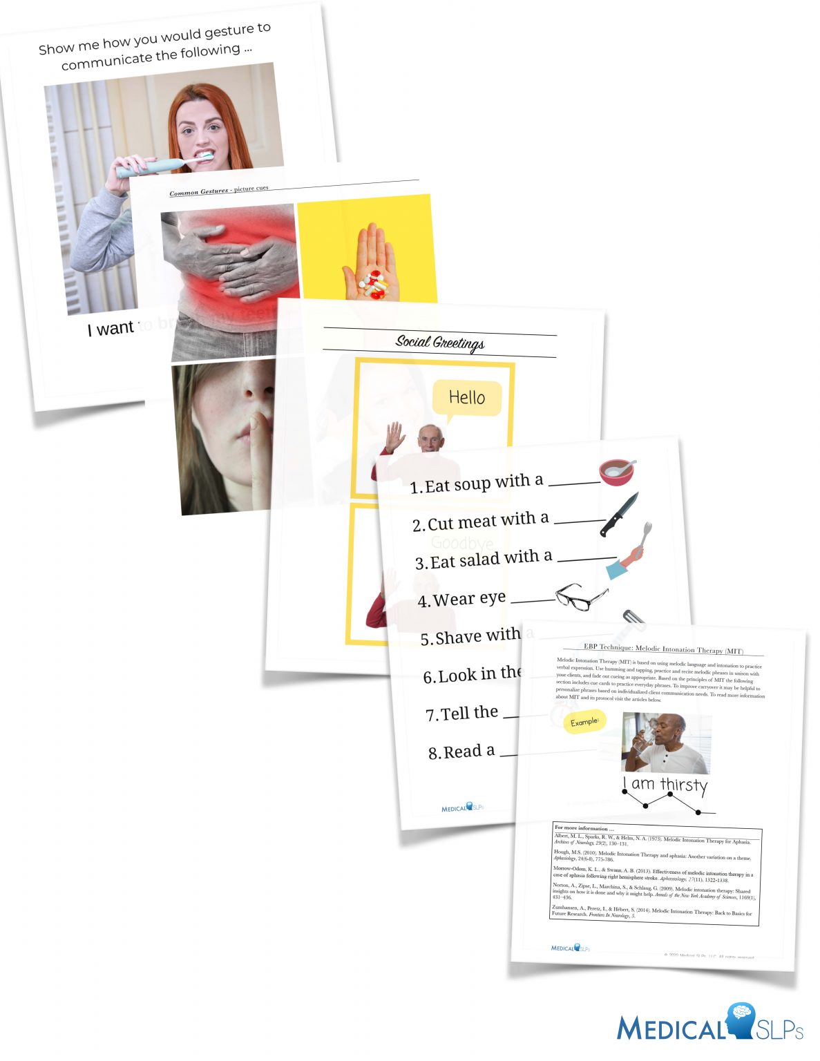 Aphasia Therapy Workbook - Medical SLPs