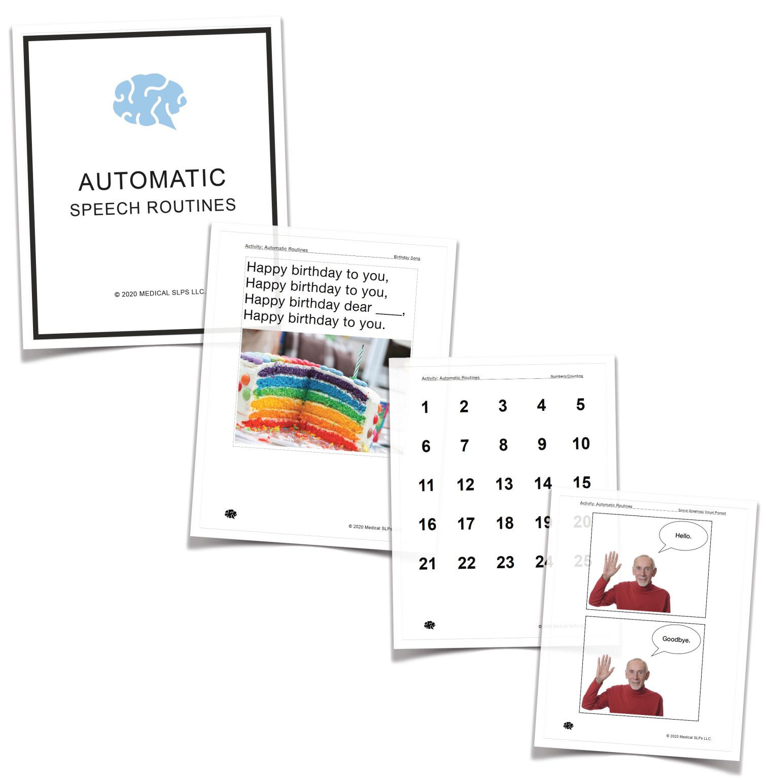 Generative Naming Speech Therapy Materials - Medical SLPs