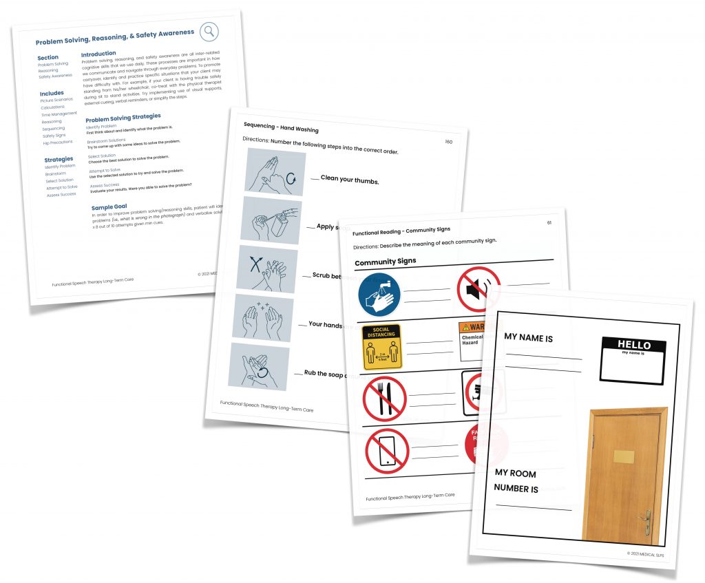 Functional Materials for Long-Term Care - Medical SLPs