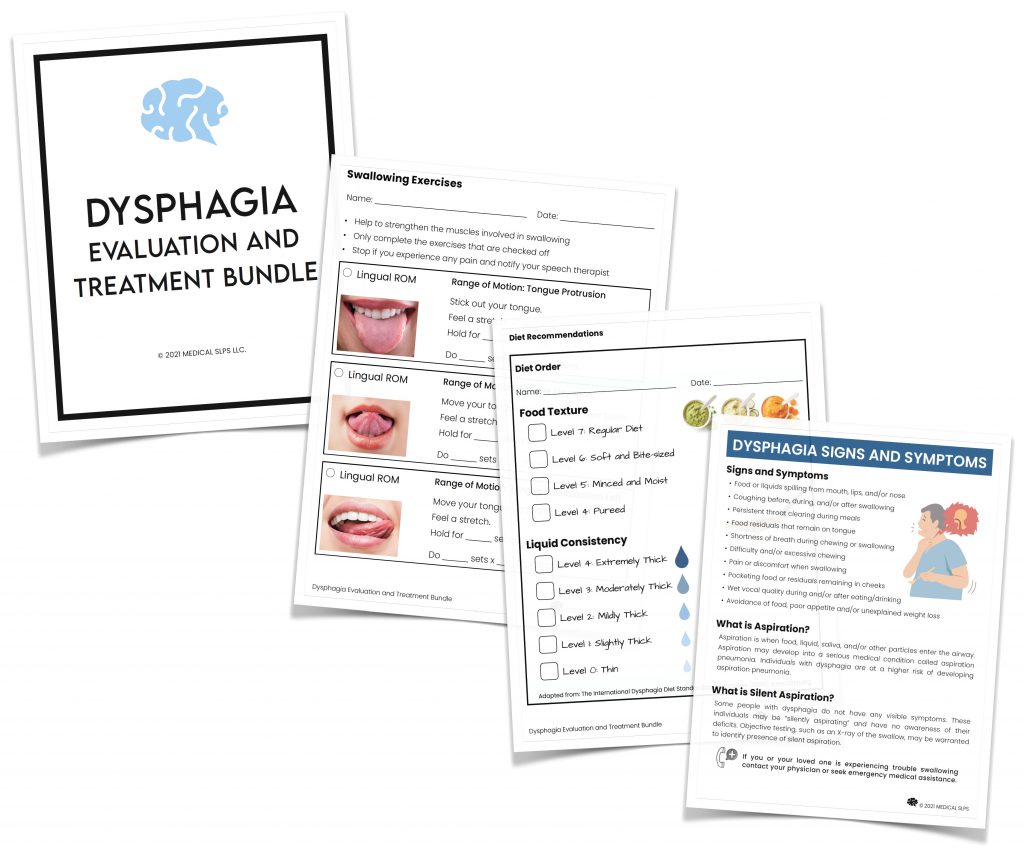 Dysphagia Bundle - Medical SLPs