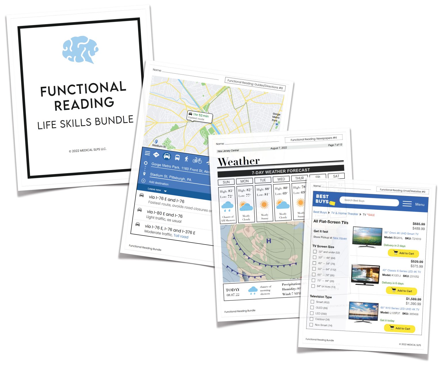 Skilled Nursing Facility (SNF) Speech Therapy Materials - Medical SLPs