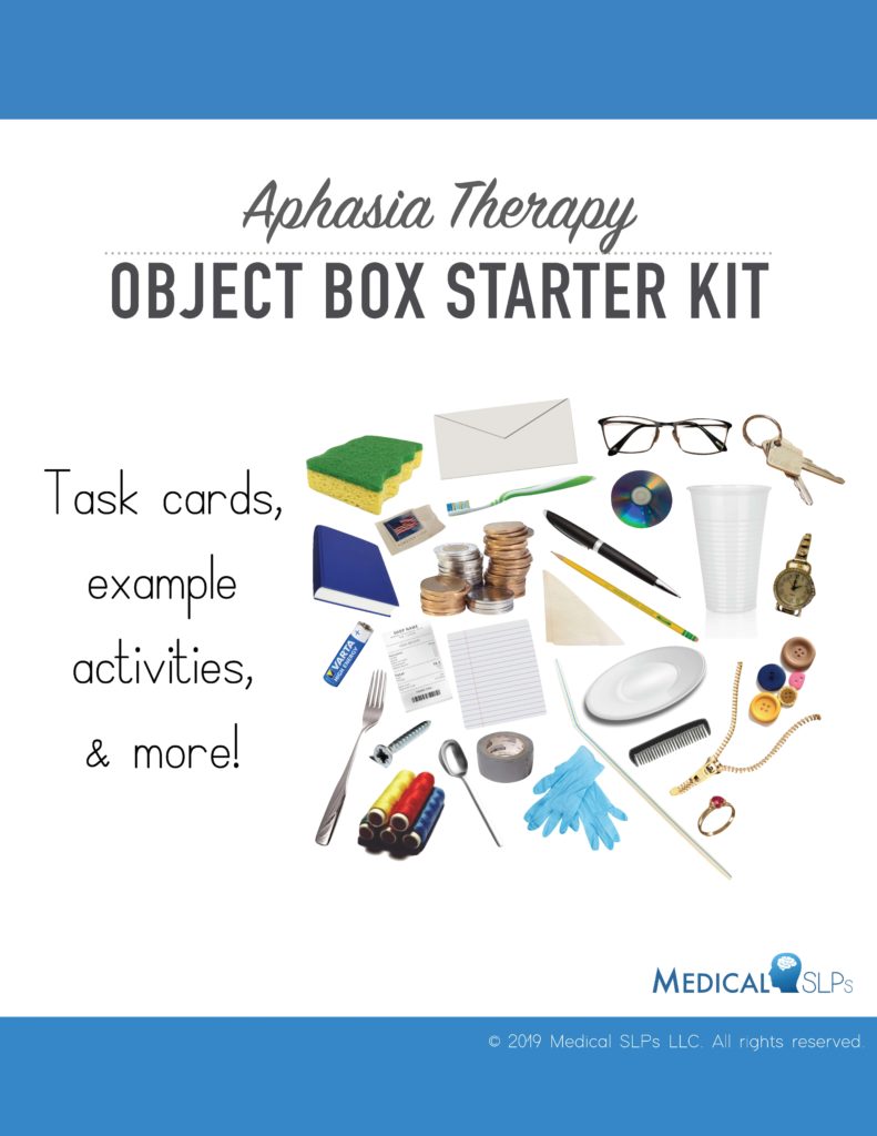 Aphasia Object Box Starter Kit - Medical SLPs