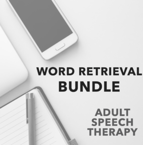 A look inside the Word Retrieval Bundle...