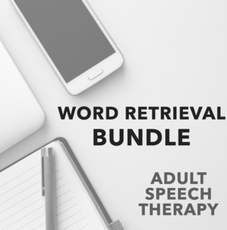 A look inside the Word Retrieval Bundle...