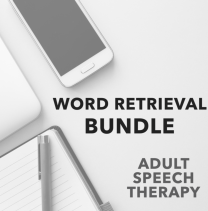 A look inside the Word Retrieval Bundle...