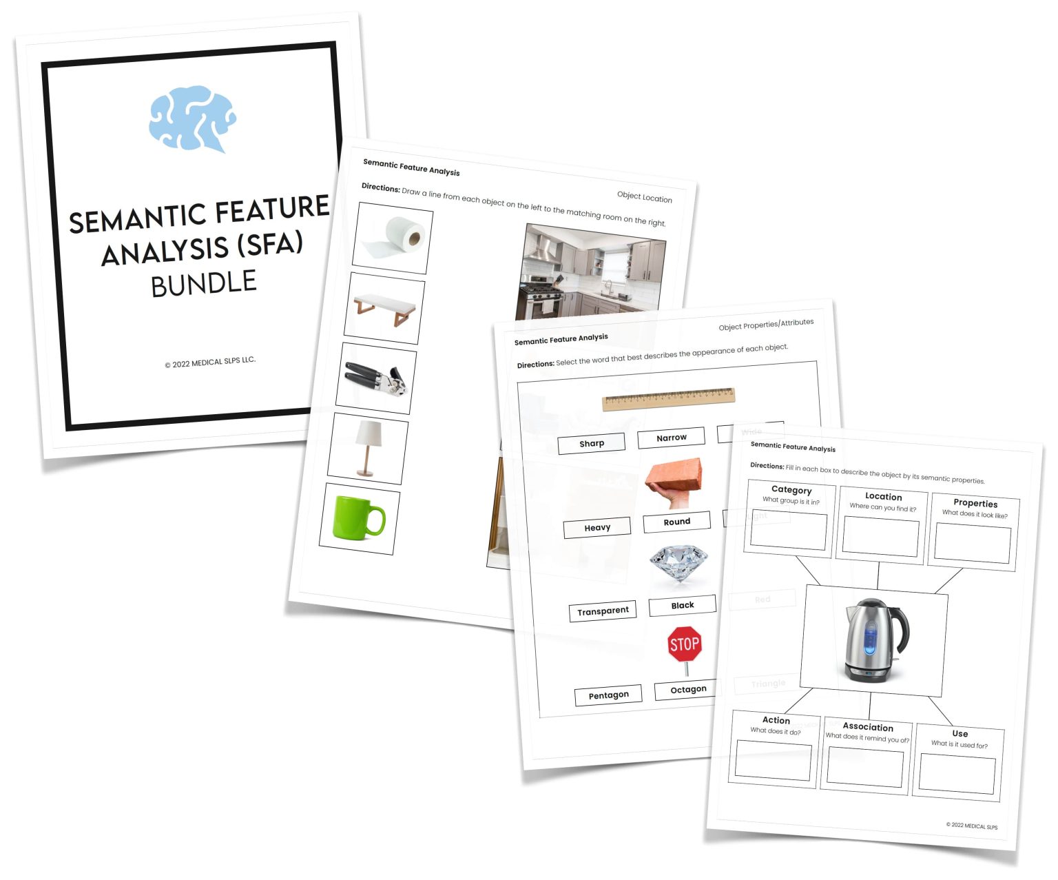 Semantic Feature Analysis (SFA) Bundle - Medical SLPs