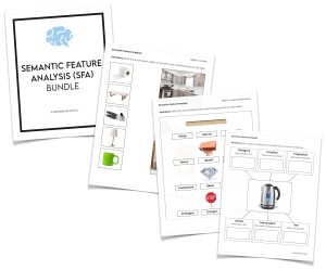 Semantic Feature Analysis (SFA) Bundle - Medical SLPs