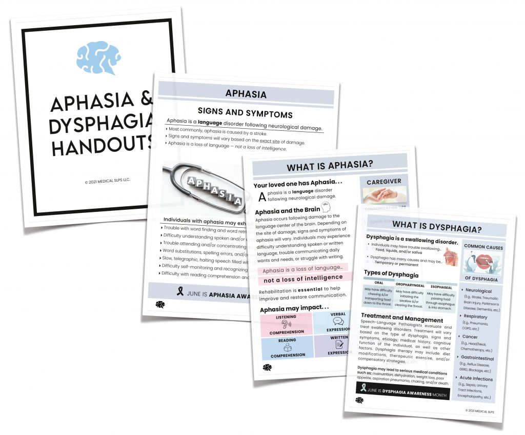 Handout: Dysphagia - Medical SLPs