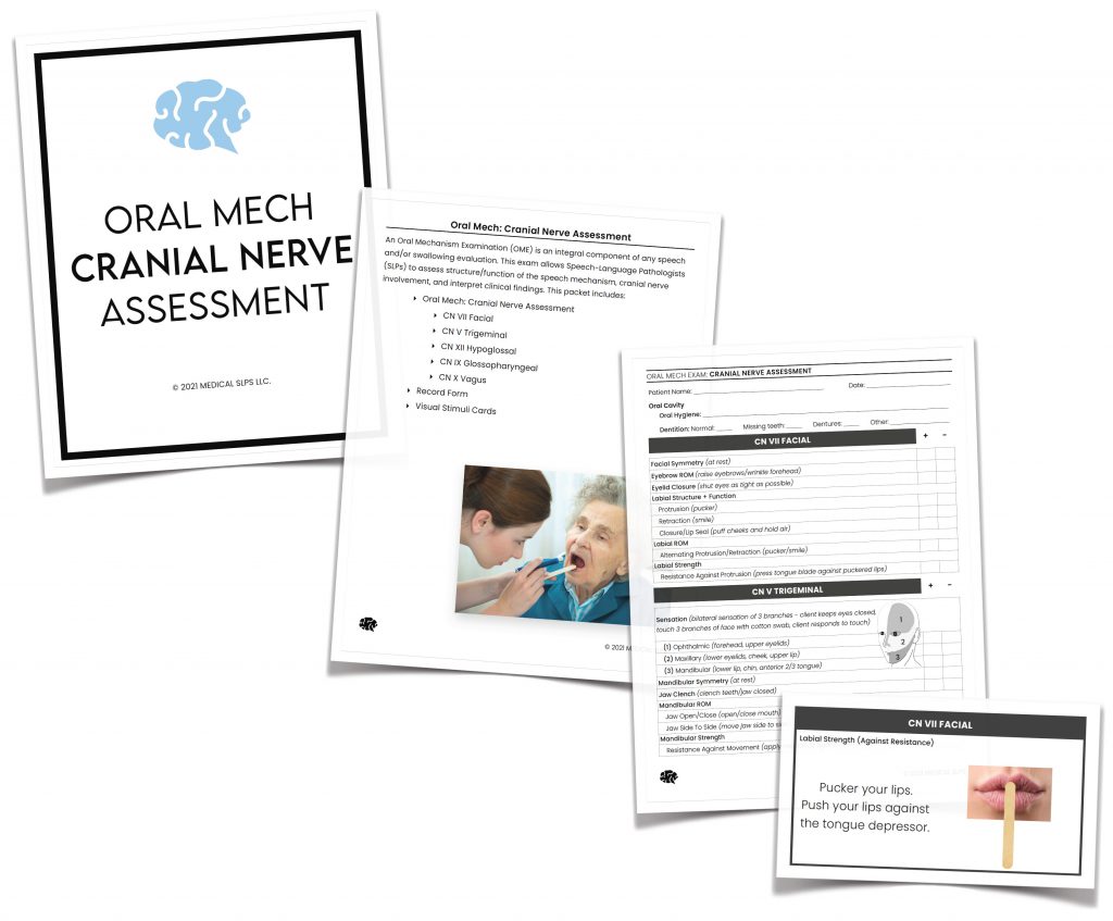 PDF Speech Therapy Materials - Medical SLPs