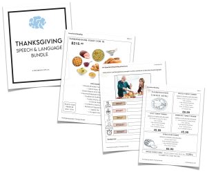 Speech Therapy Activities and Worksheets