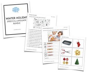Speech Therapy Activities and Worksheets
