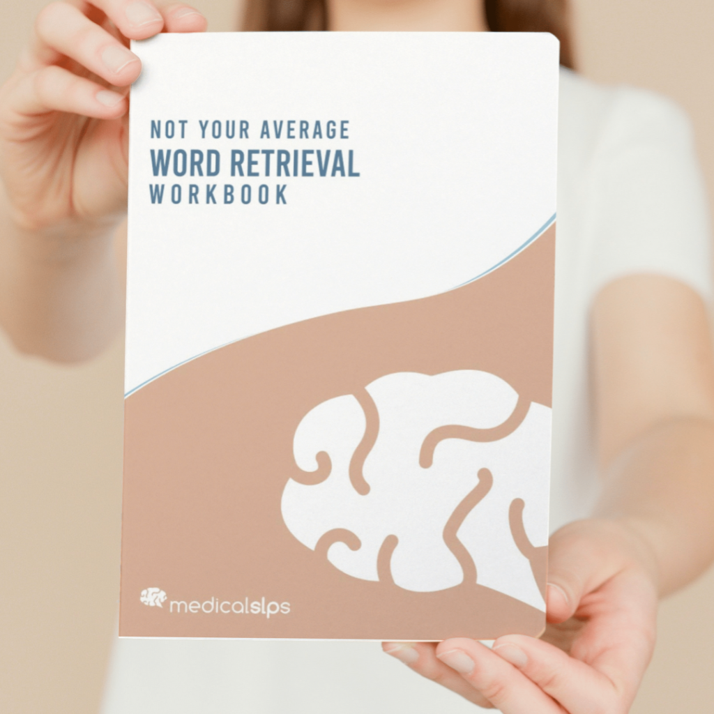 Word Retrieval Speech Therapy Materials - Medical SLPs